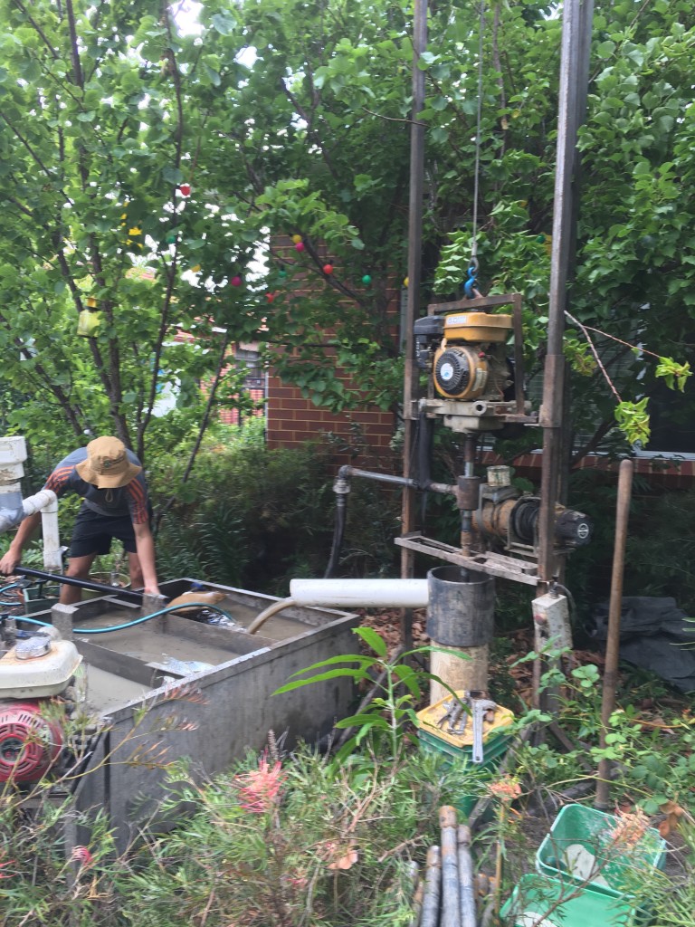 Water boring in tight spaces. - Virgin Bores
