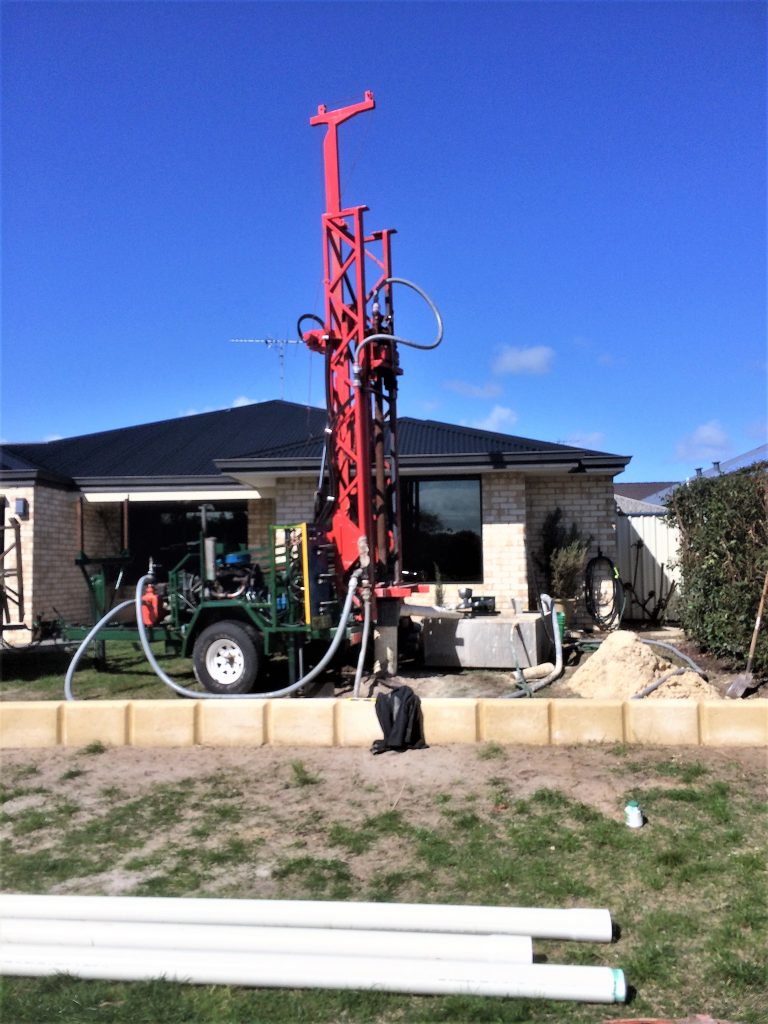 Trailer drilling rig - Virgin Bores